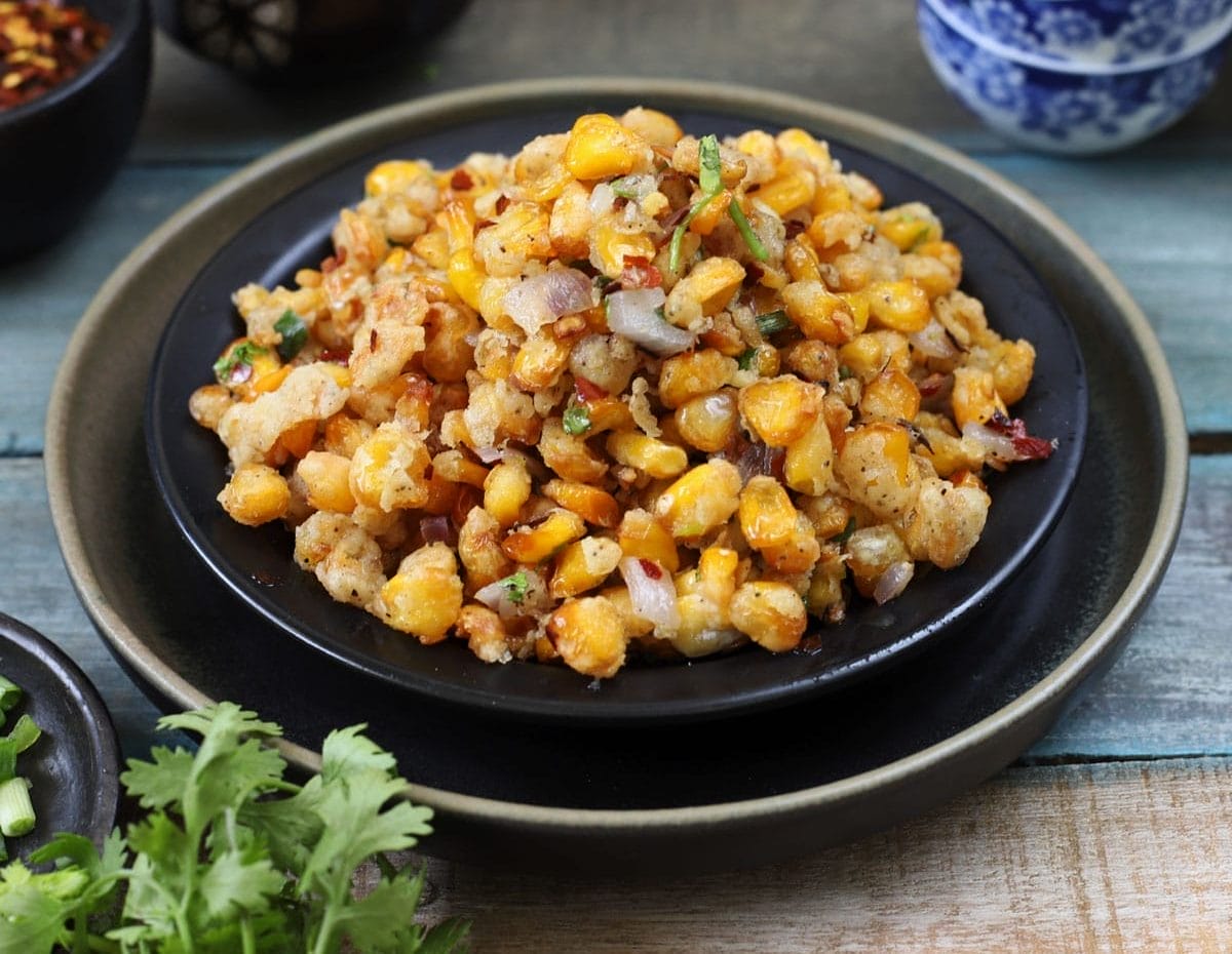 Chatpata Crispy Corn- Spicy & Crunchy Street Snack